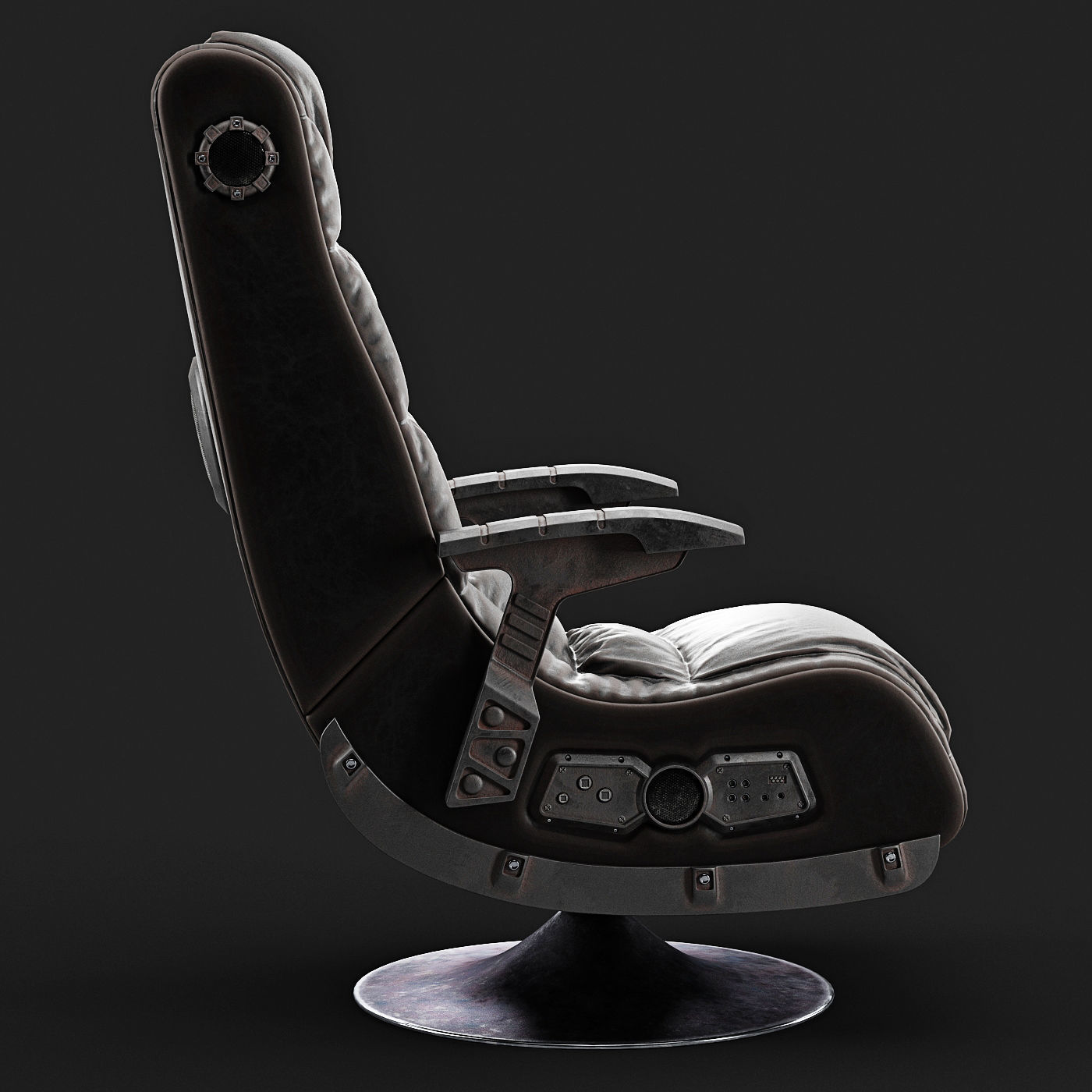 X-Rocker Chair Aged 3D model | CGTrader