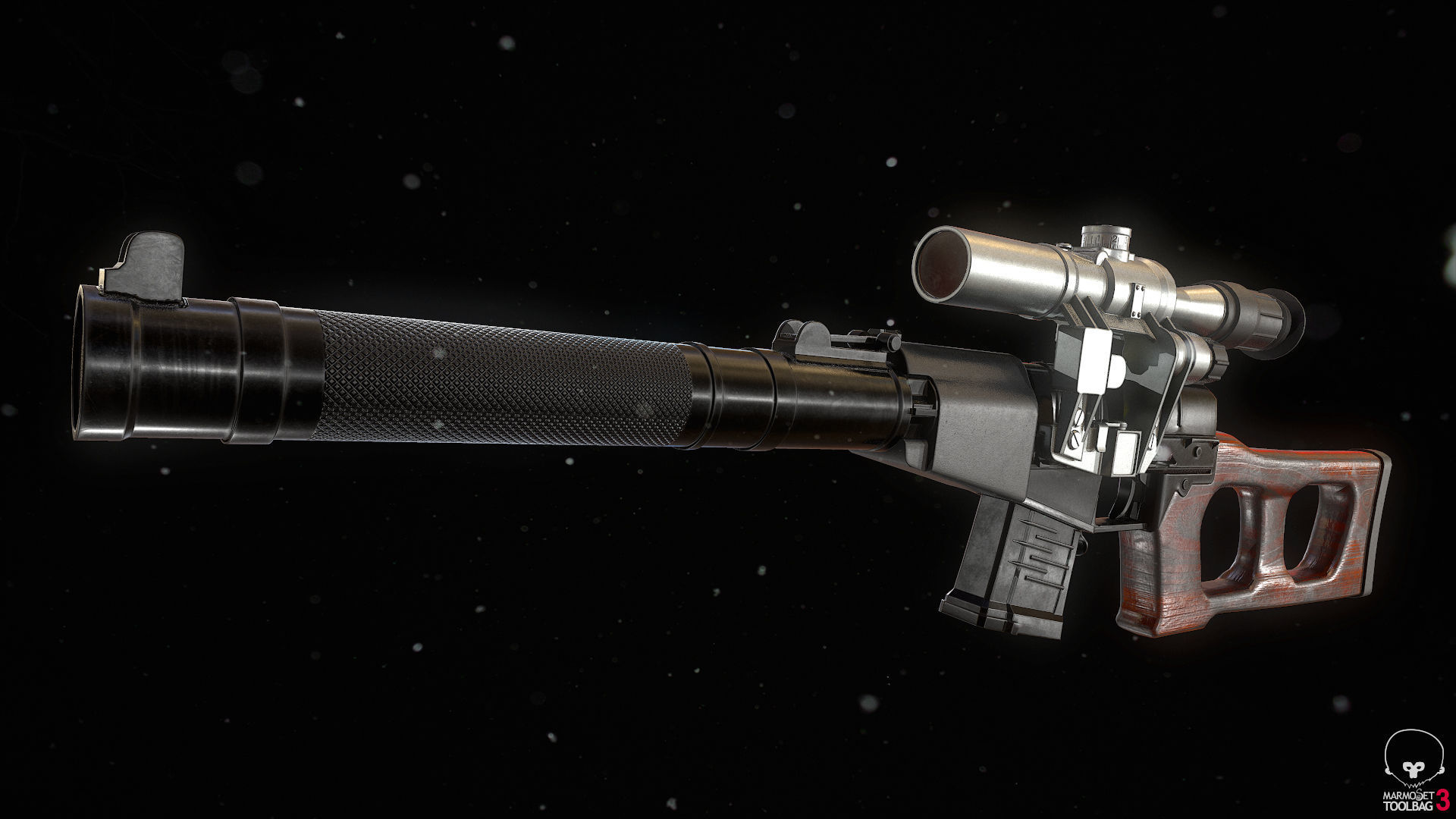 3D model VSS Vintorez VR / AR / low-poly | CGTrader
