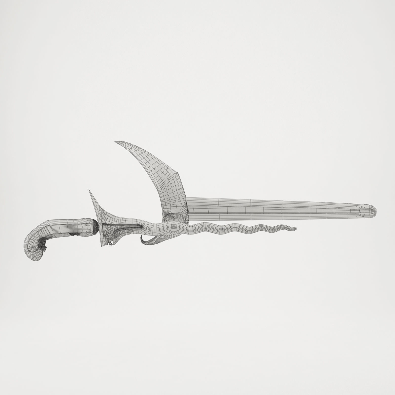 3D model WEAPON KERIS INDONESIA - CGTRADER VR / AR / low-poly | CGTrader