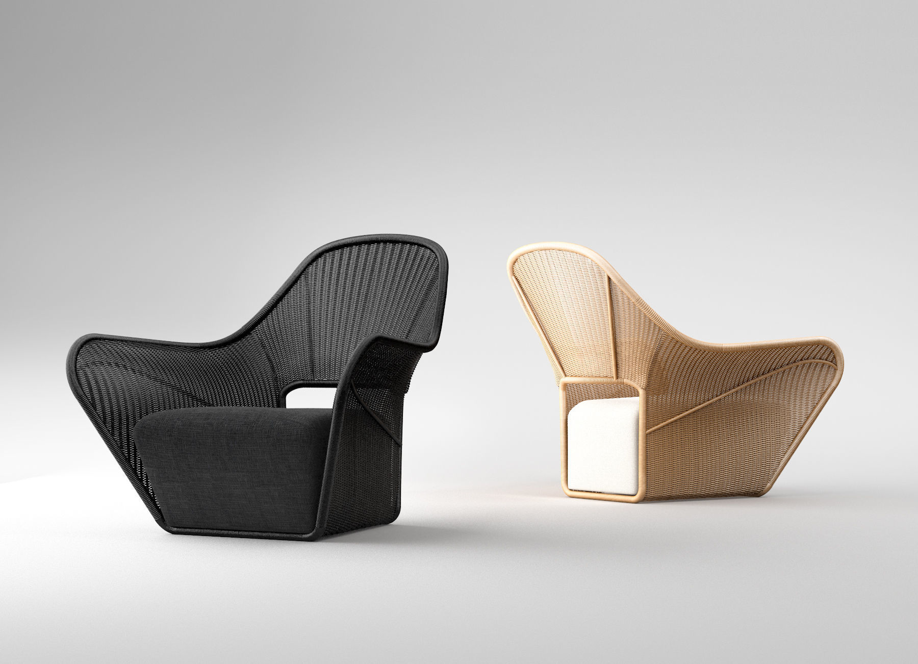 Feelgood designs Manta armchair 3D model | CGTrader