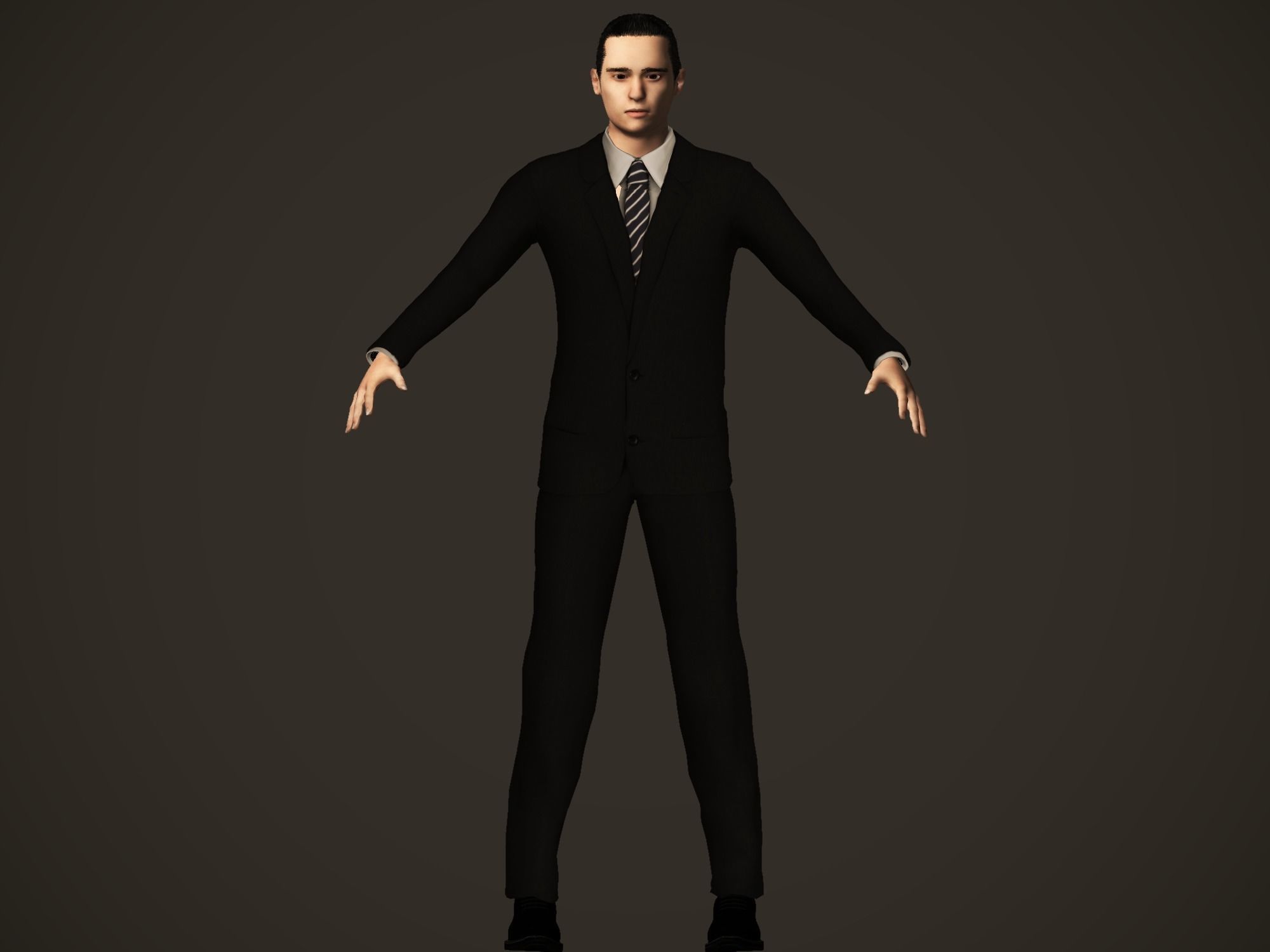Office man character free VR / AR / low-poly 3D model rigged | CGTrader
