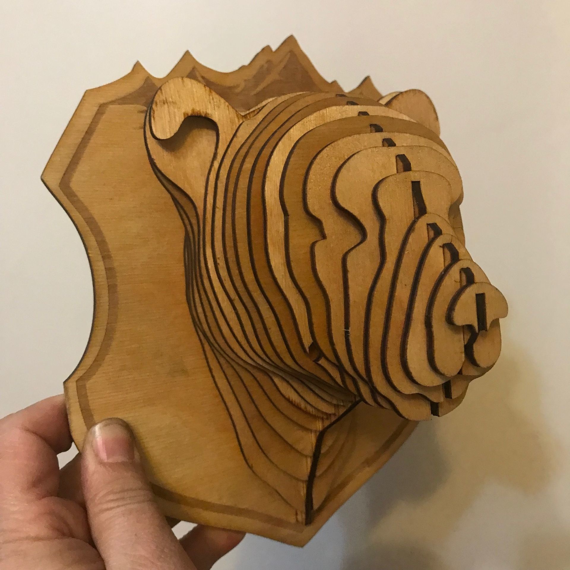 Snow Leopard for laser cutting 3D model | CGTrader