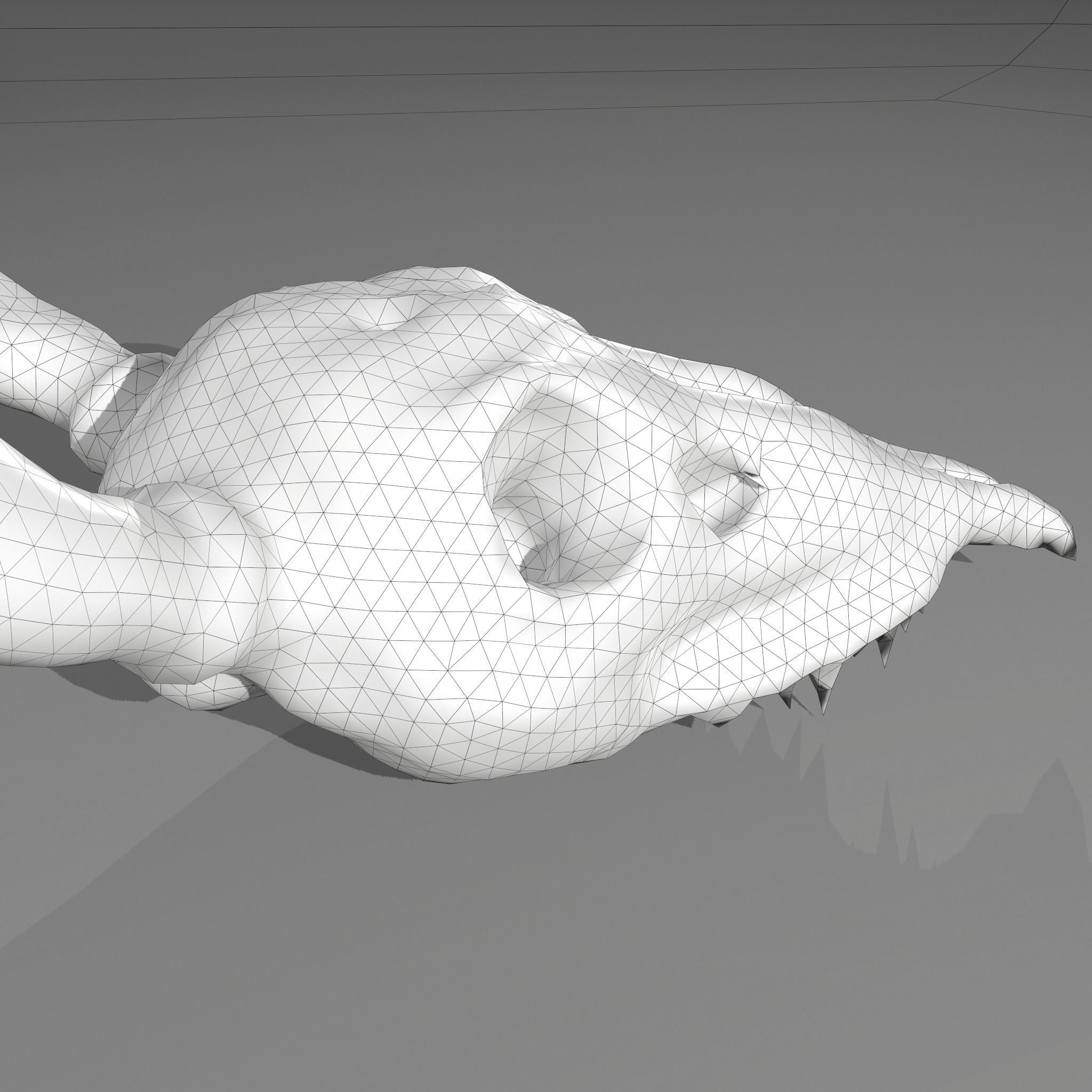 Stag Skull 3D model | CGTrader