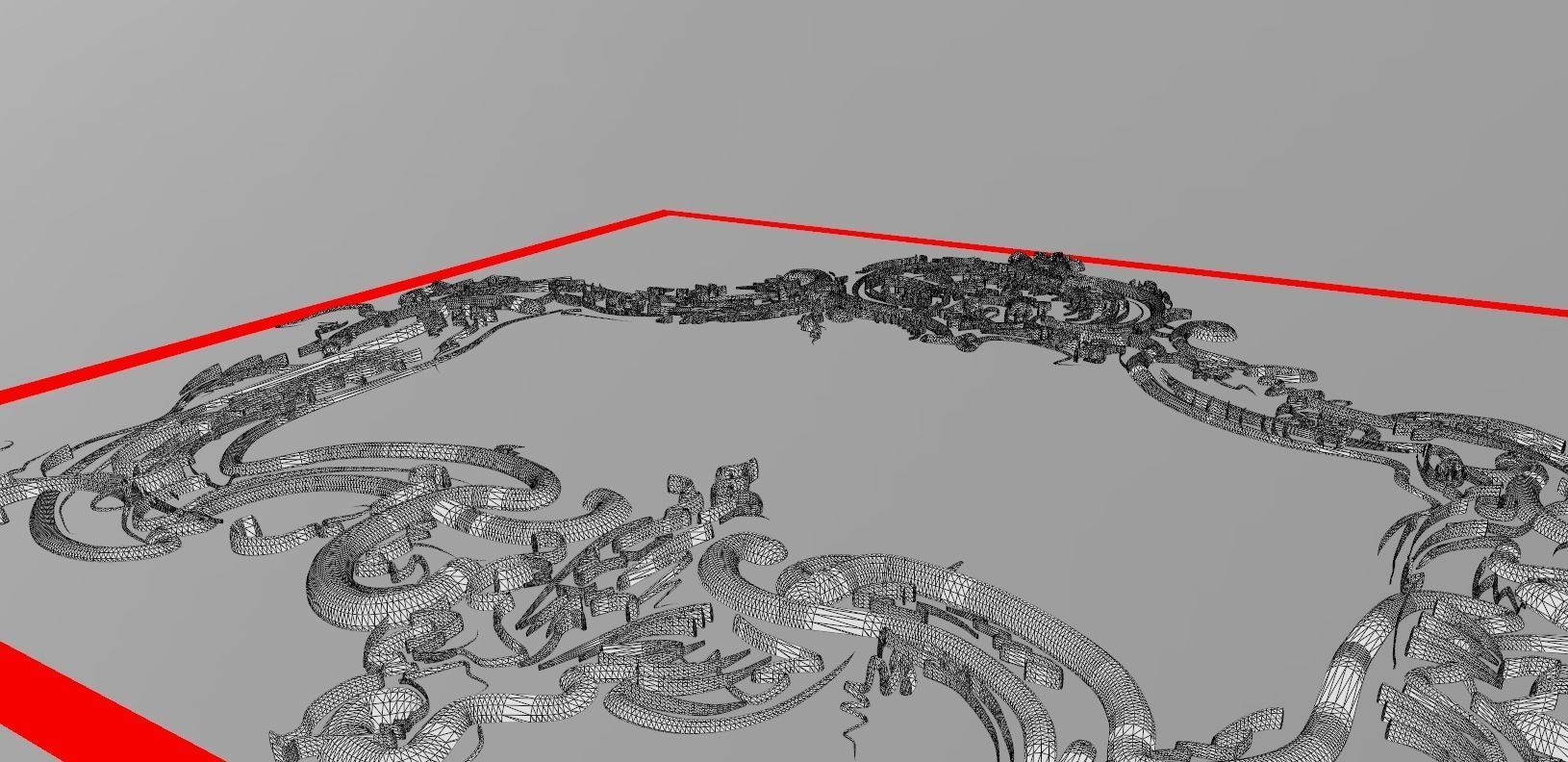 Rococo ornament 3D model | CGTrader