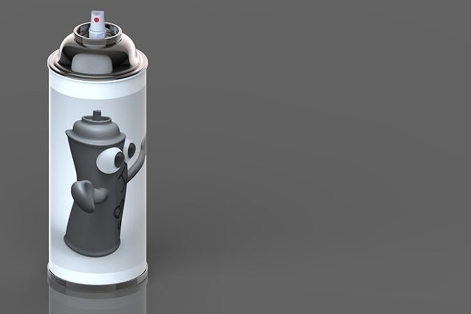 Spray can 3D model | CGTrader
