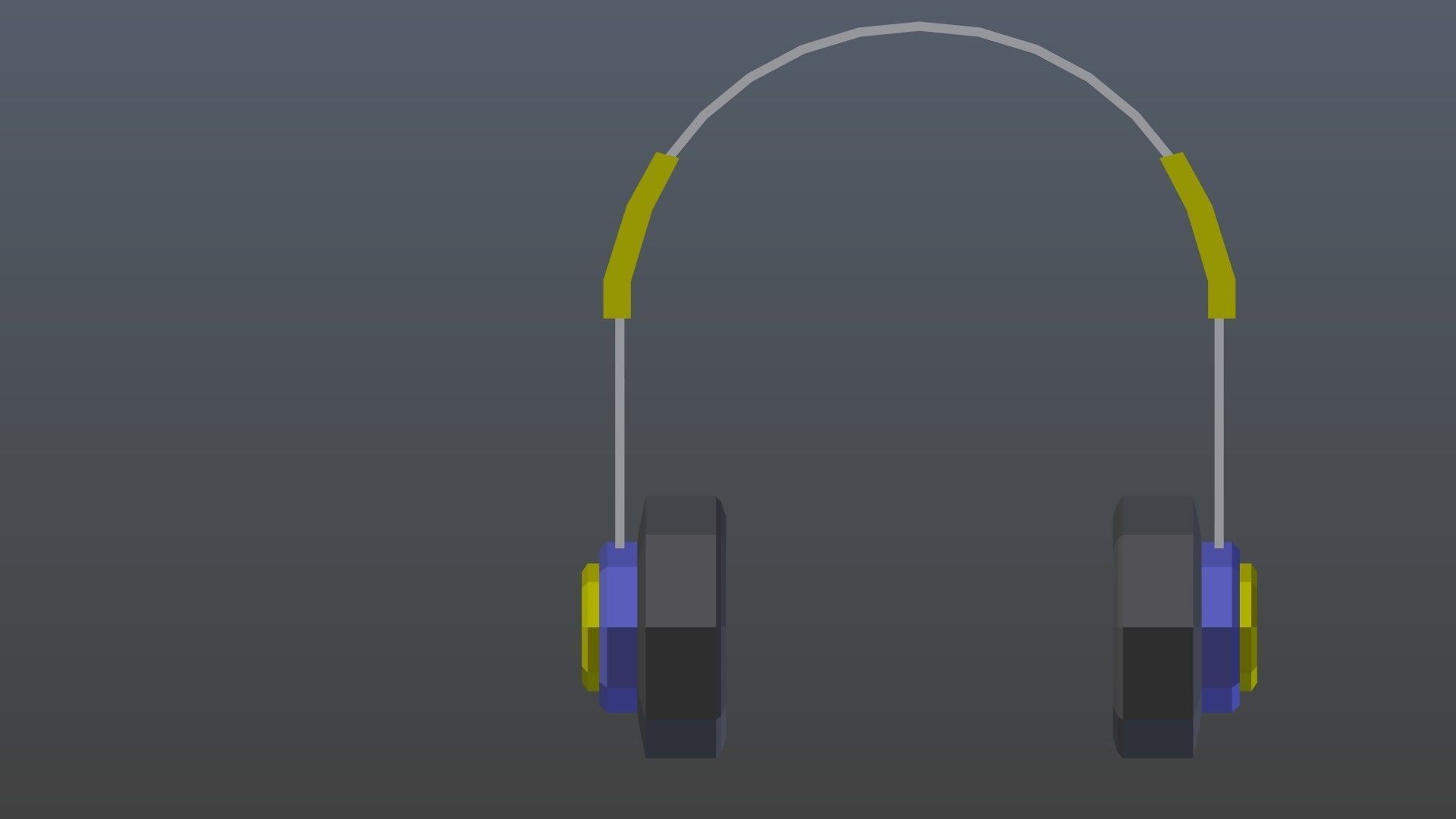 3D model Low poly headphones 2 VR / AR / low-poly | CGTrader