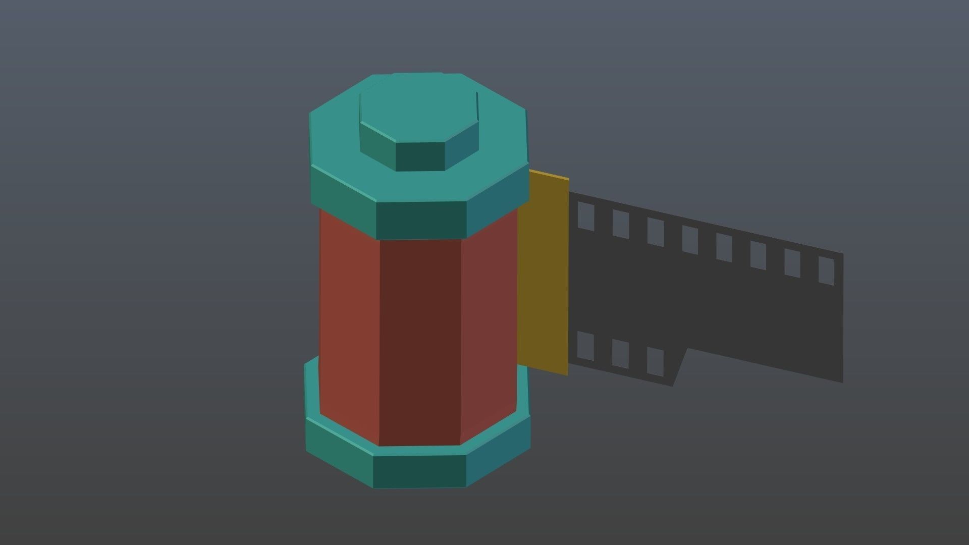 3D model Low poly camera roll VR / AR / low-poly | CGTrader