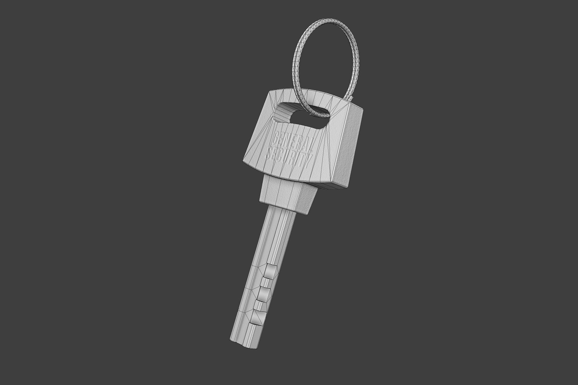 3D model Lock and Key VR / AR / low-poly | CGTrader