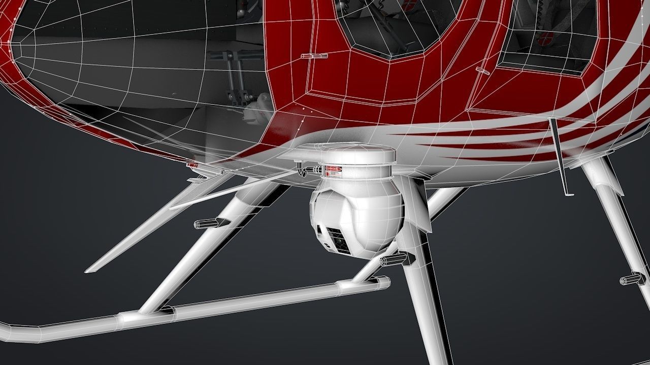 MD-520N NOTAR 3D model animated rigged | CGTrader