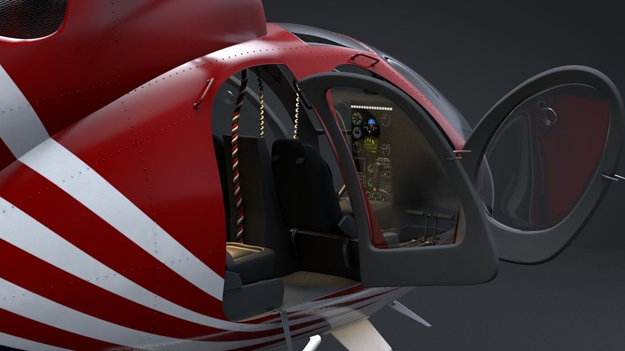 MD-520N NOTAR 3D model animated rigged | CGTrader