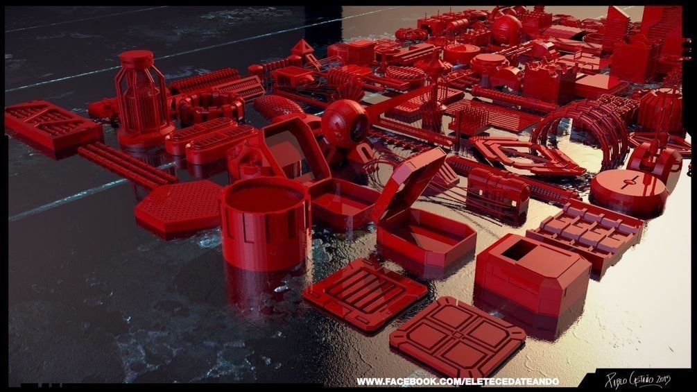 Ultimate Kitbash Set - 120 Pieces 3D model | CGTrader