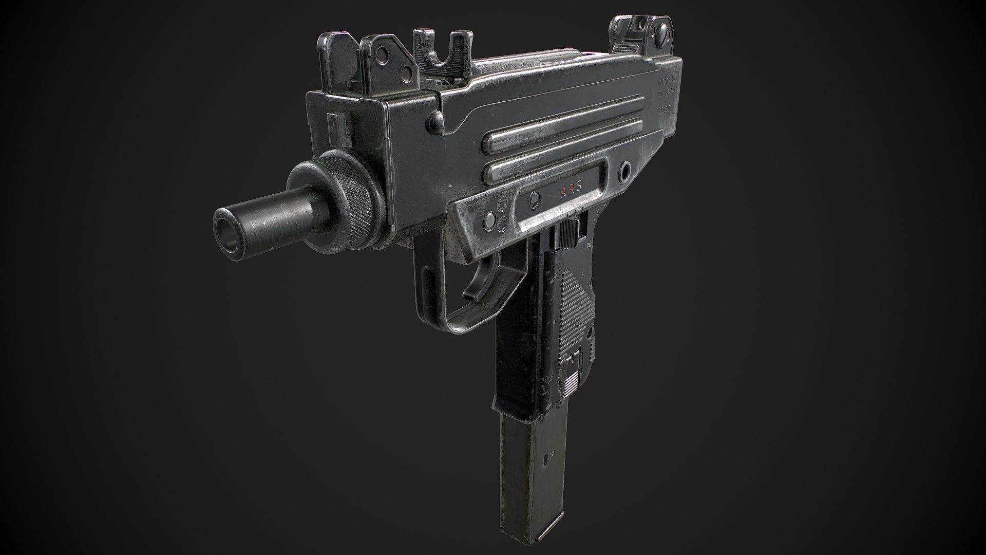 3D model Micro Uzi VR / AR / low-poly | CGTrader