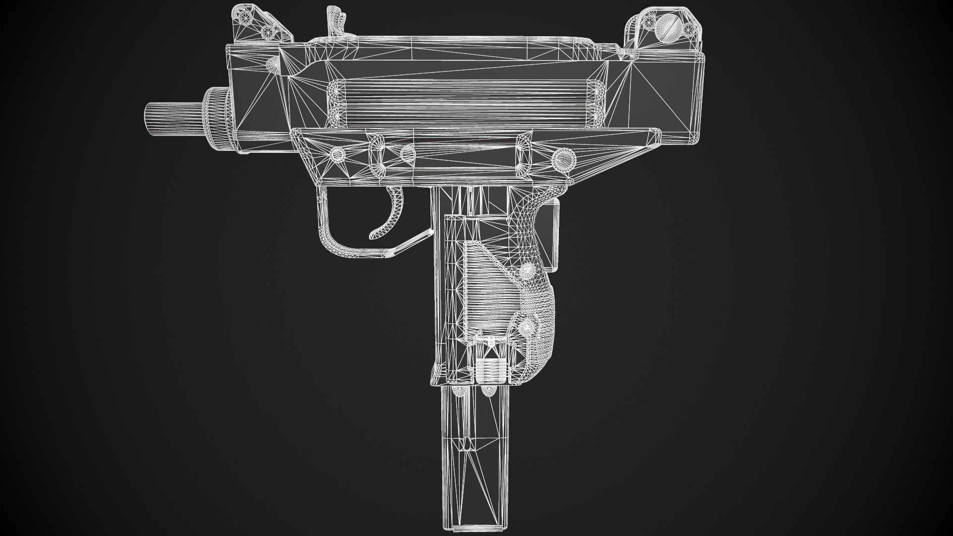 3D model Micro Uzi VR / AR / low-poly | CGTrader