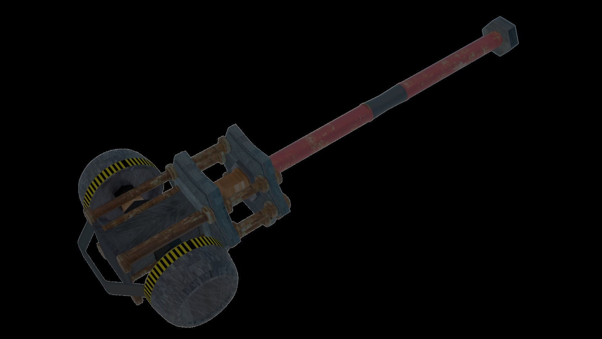 Hammer - Sci - Fi Weapon 3D model | CGTrader