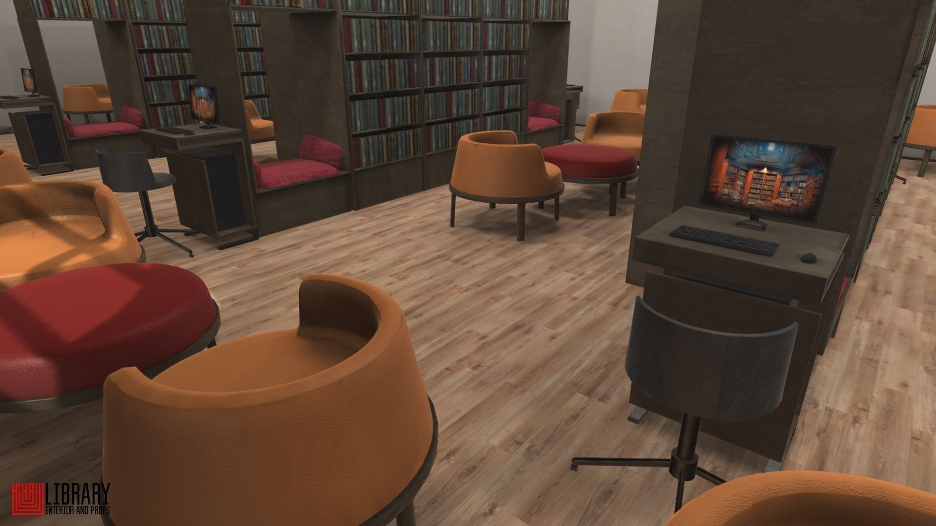 3D model Library - interior and props VR / AR / low-poly | CGTrader