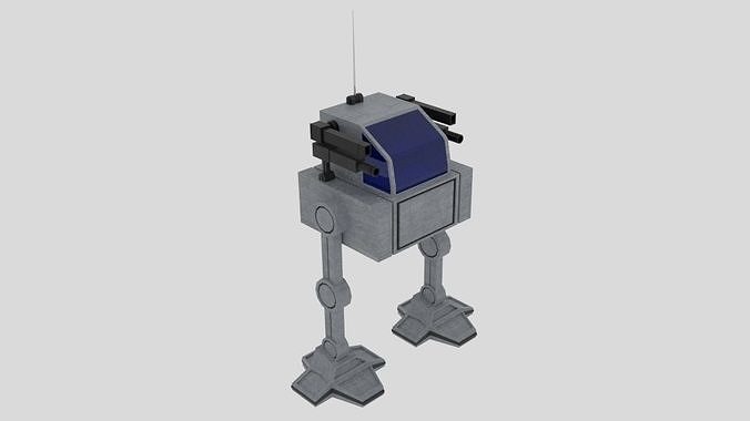 Squaremech at t robot 3D model | CGTrader