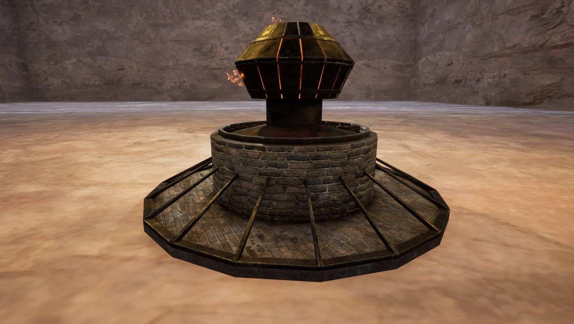 3D model Medieval Smeltery Low Poly 3D Model VR / AR / low-poly | CGTrader
