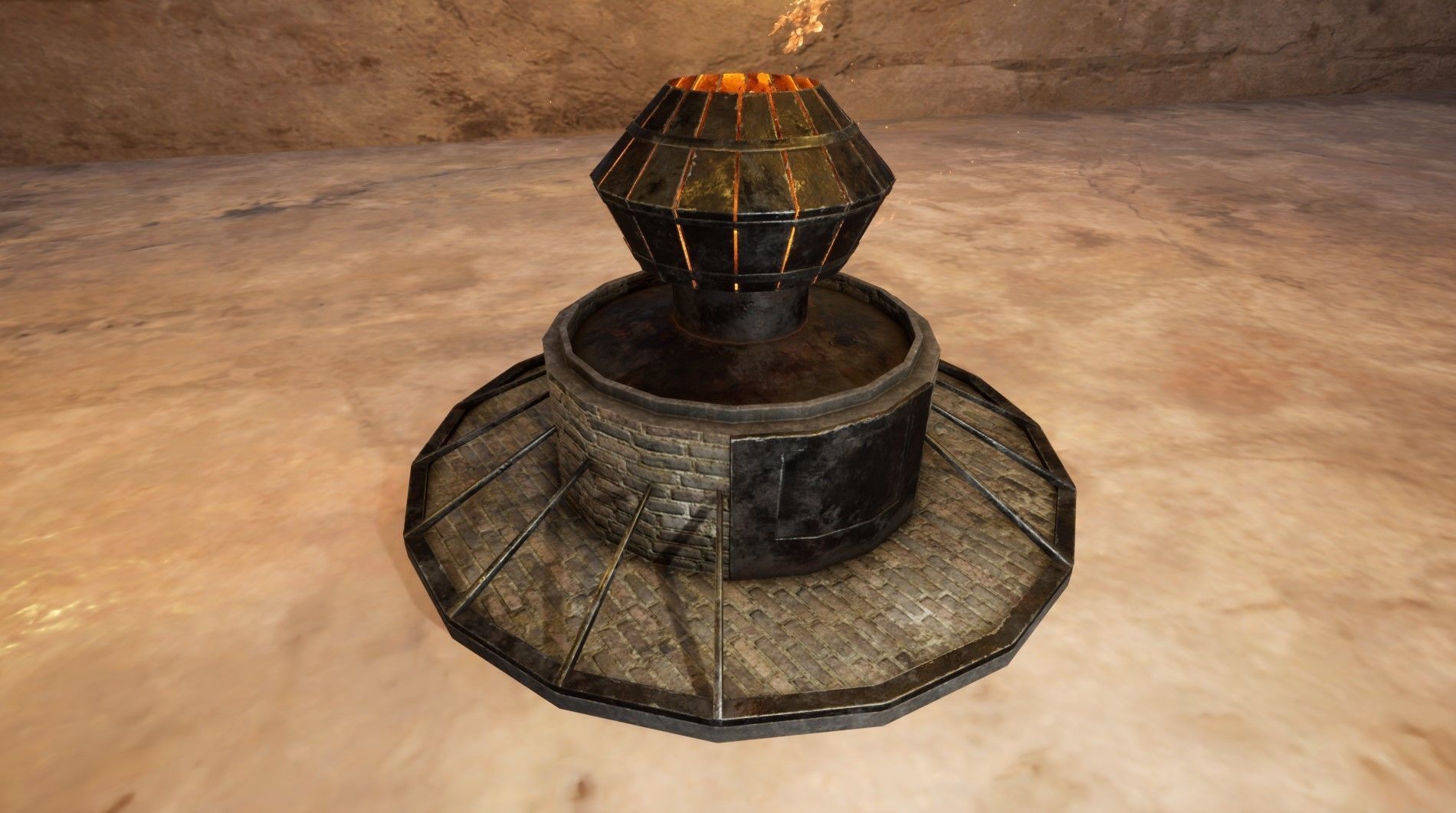 3D model Medieval Smeltery Low Poly 3D Model VR / AR / low-poly | CGTrader
