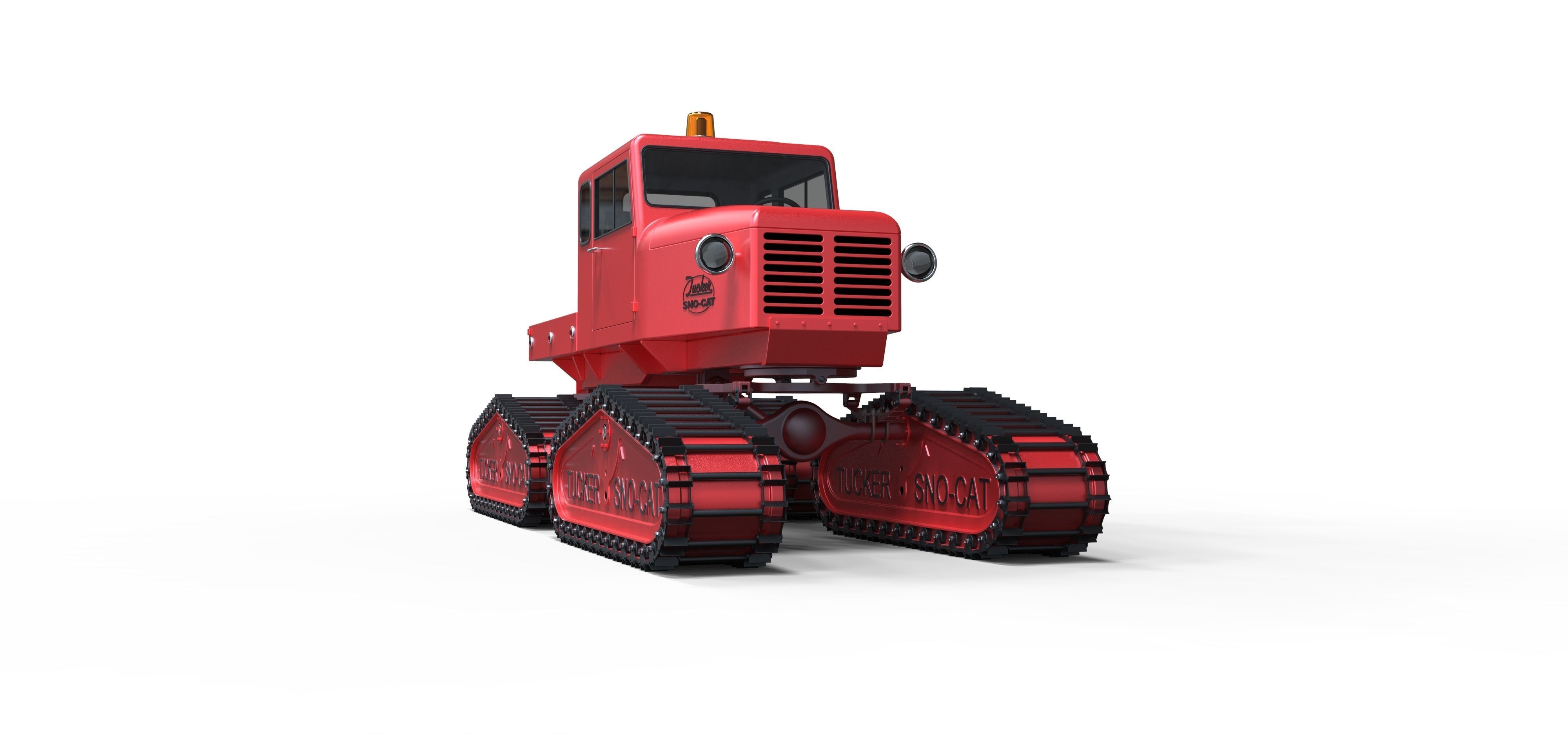 Tucker Sno-Cat 442a 3D model | CGTrader