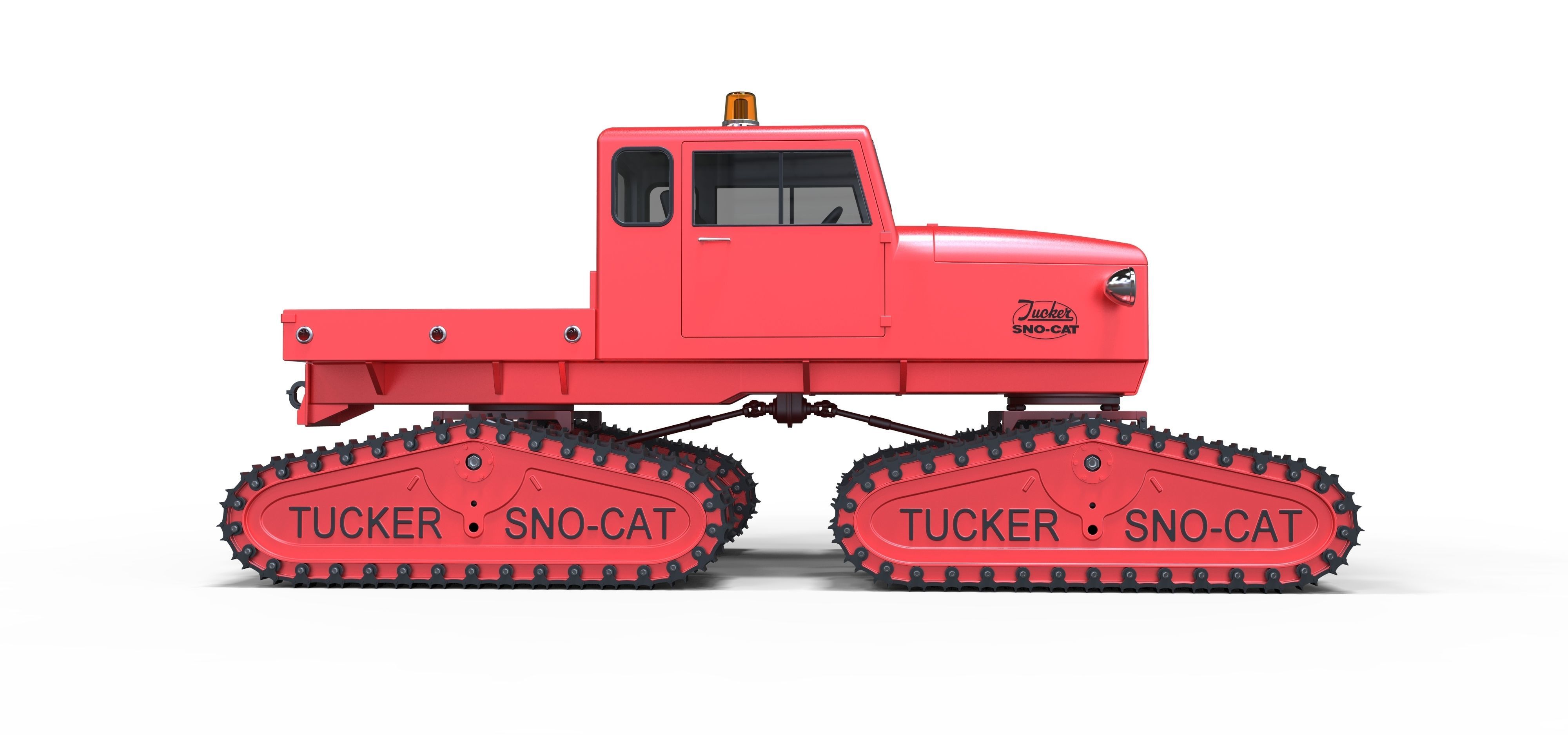 Tucker Sno-Cat 442a 3D model | CGTrader