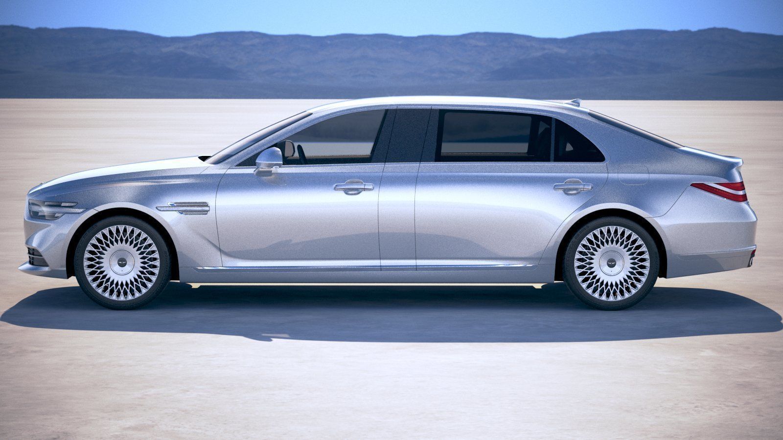 Genesis G90L 2020 Long 3D model | CGTrader