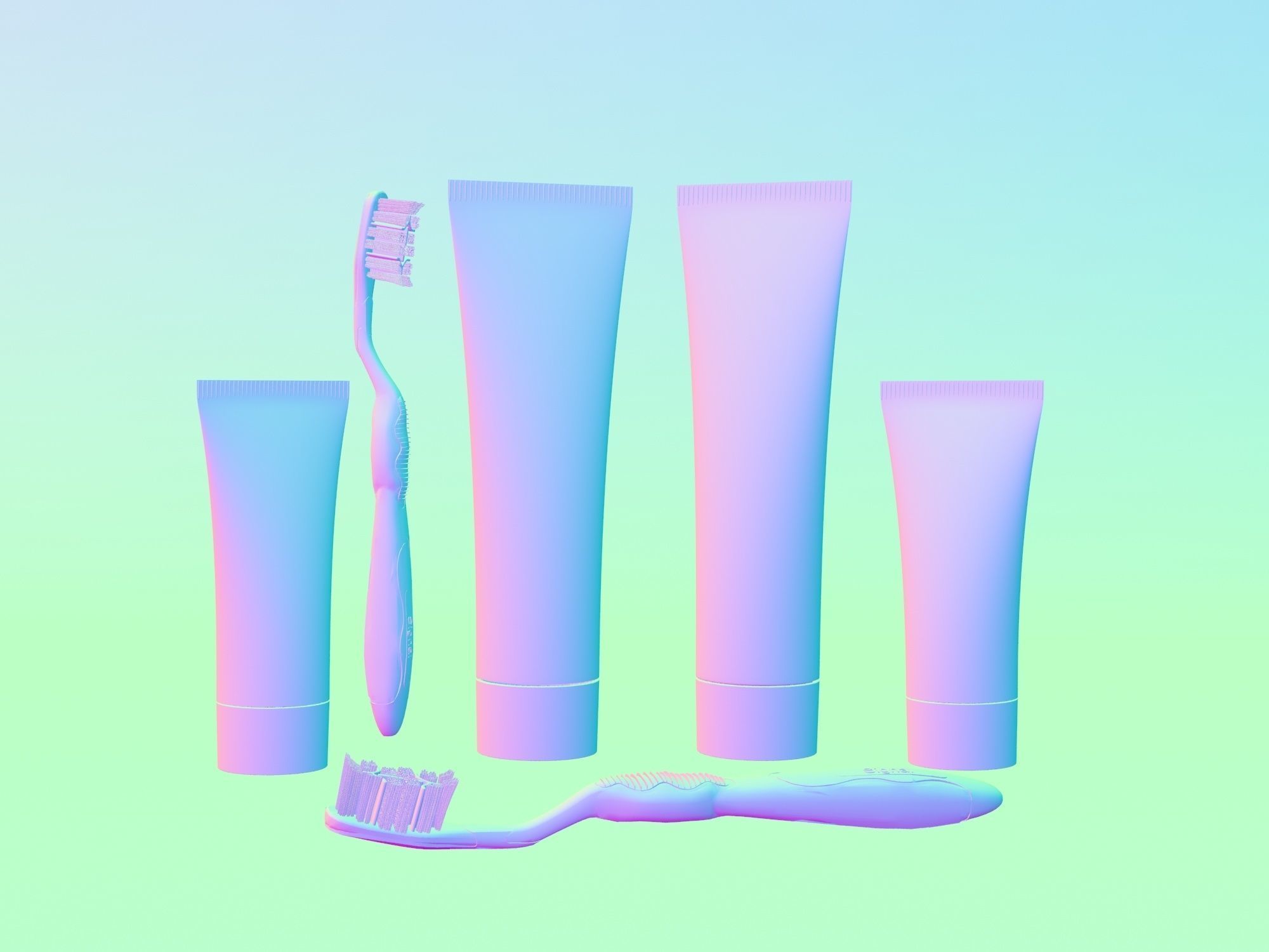 Signal Toothpaste - Tooth Brush 2019 3D model | CGTrader