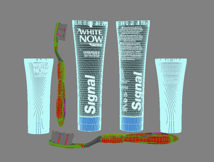 Signal Toothpaste - Tooth Brush 2019 3D model | CGTrader
