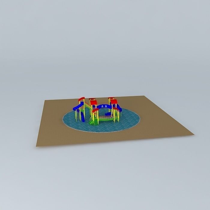 Water Park Playstructure free 3D model | CGTrader