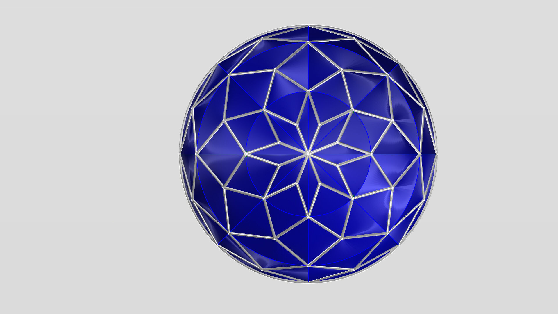 Pointed dome triangulated with glass enclosure 3D model | CGTrader