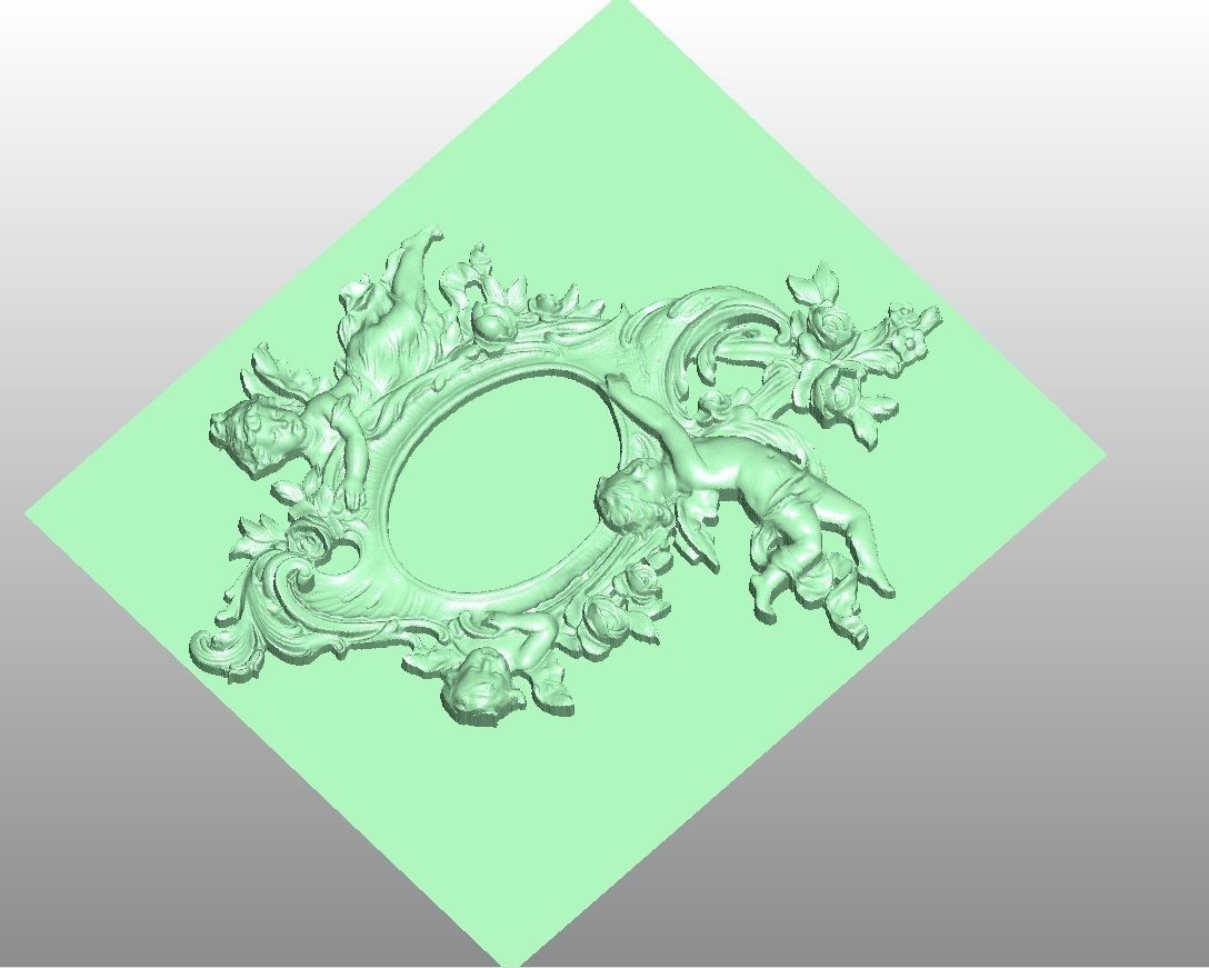 Frame relief 3D model | CGTrader