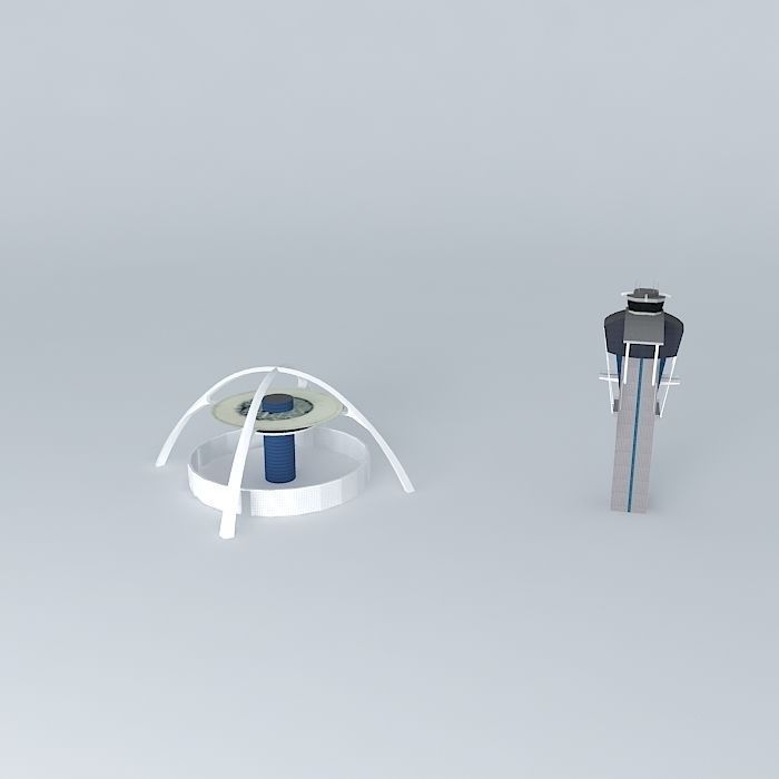 LAX Tower and Theme Building free 3D model | CGTrader