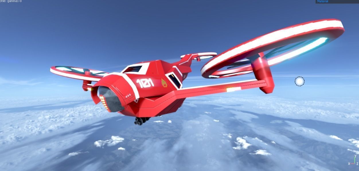 3D model Futuristic Drone VR / AR / low-poly | CGTrader