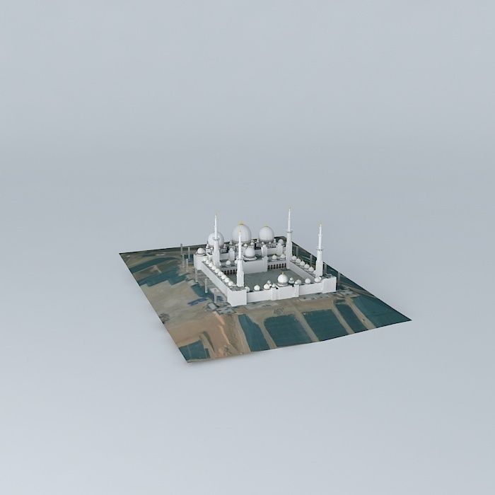 Sheikh Zayed Mosque free 3D model | CGTrader