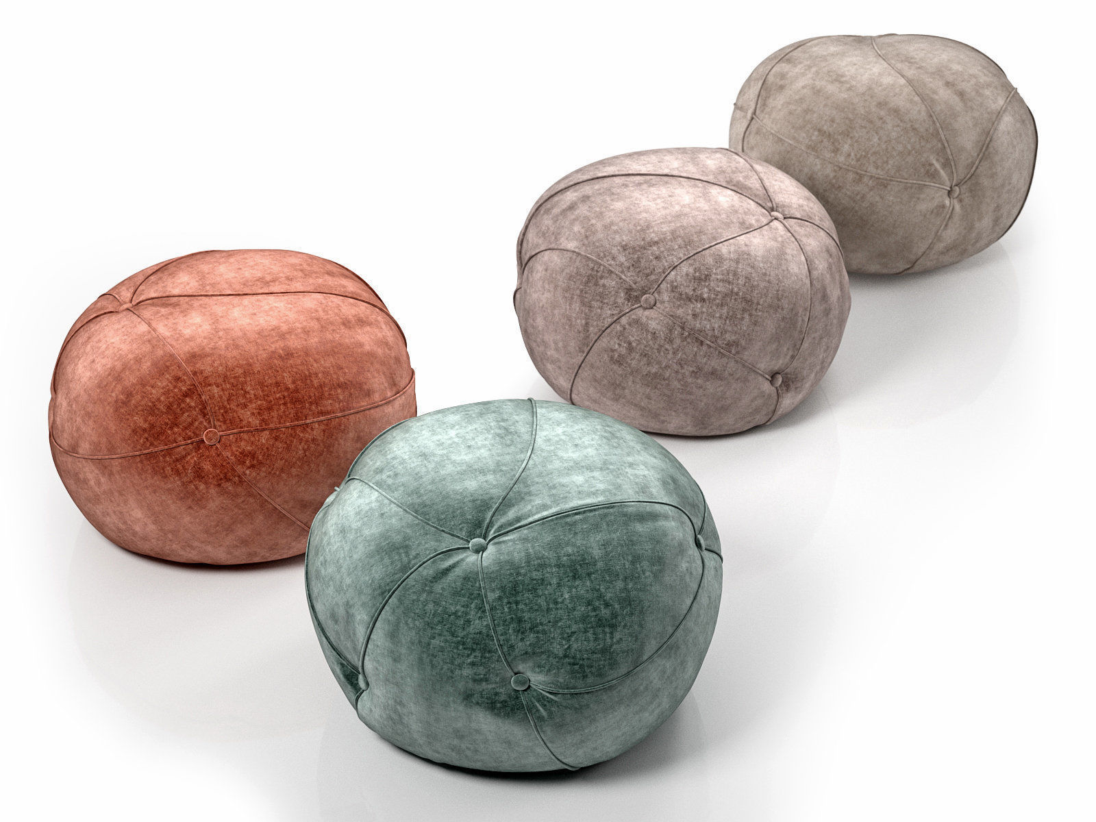 Sofia Pouf 3D model | CGTrader