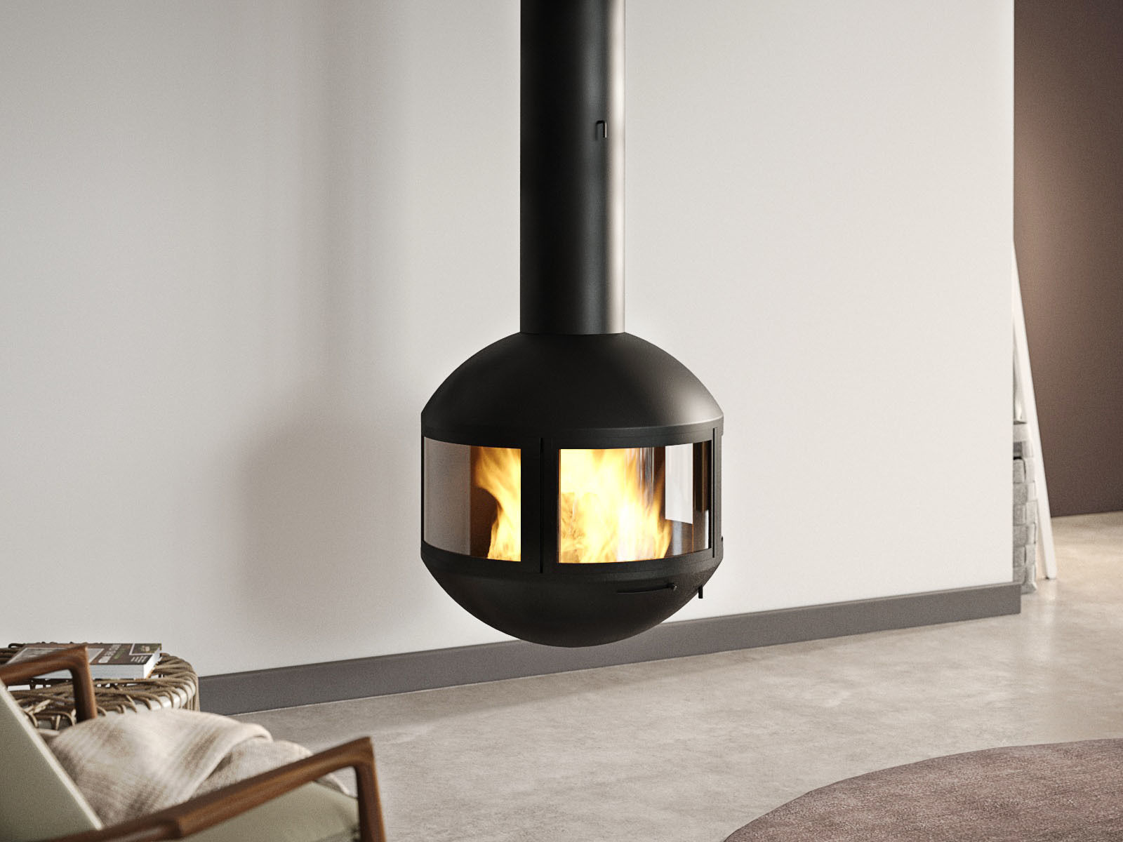 Edofocus 631 DV Fireplace 3D model | CGTrader