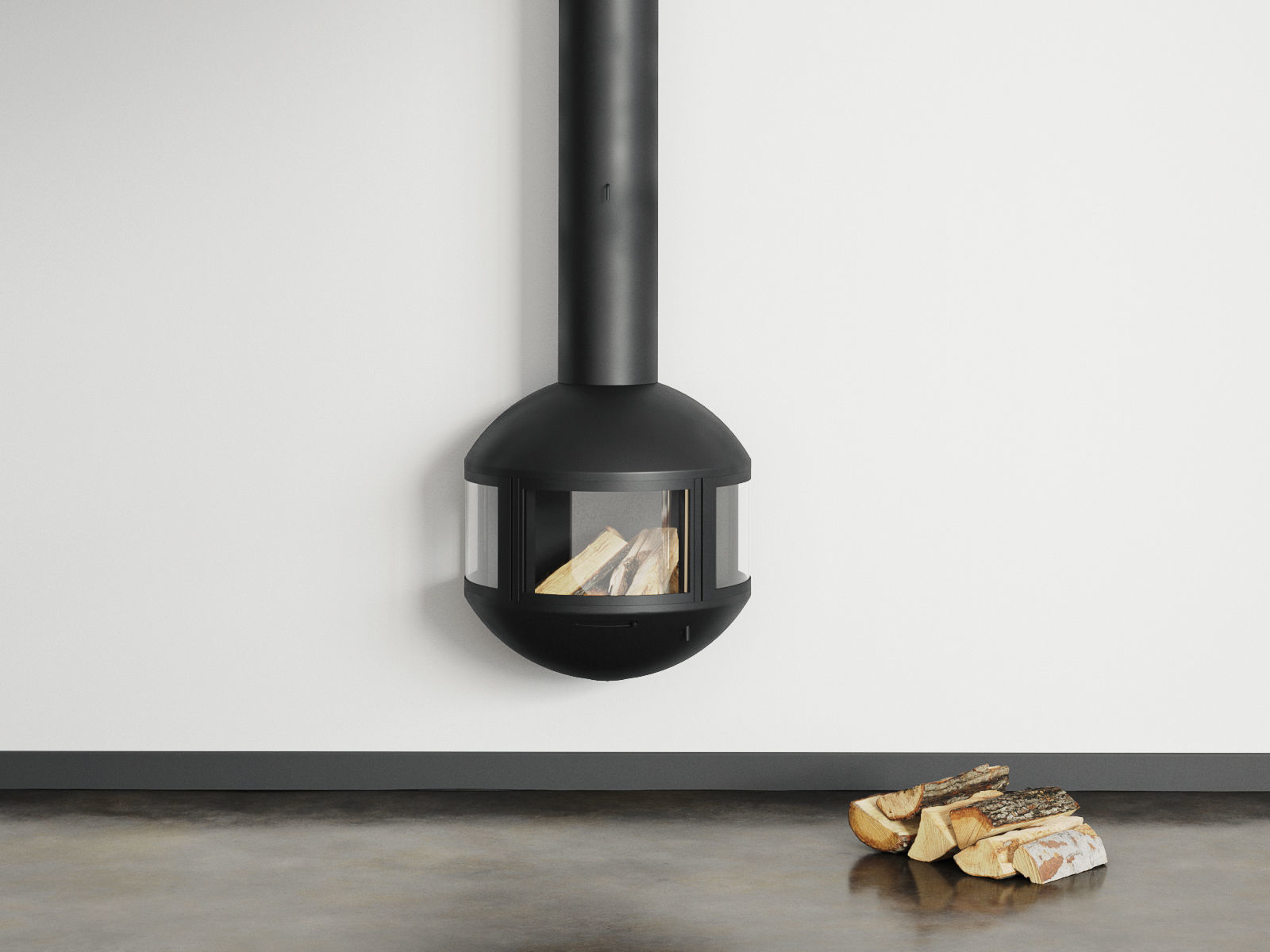 Edofocus 631 DV Fireplace 3D model | CGTrader