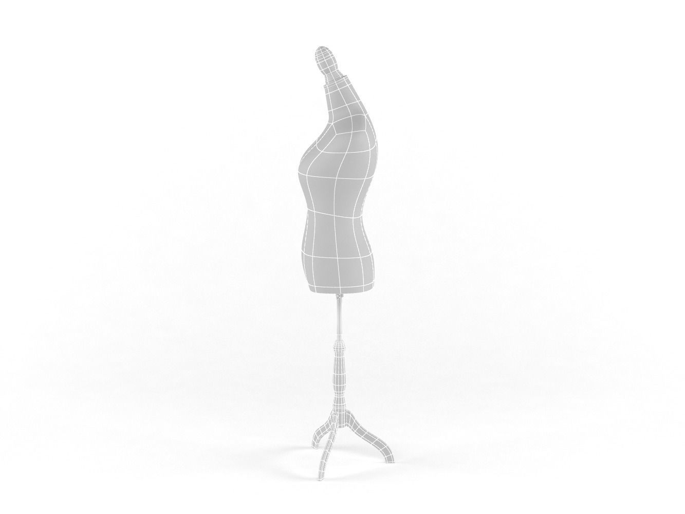 Classic Female Mannequin Form 3D model | CGTrader