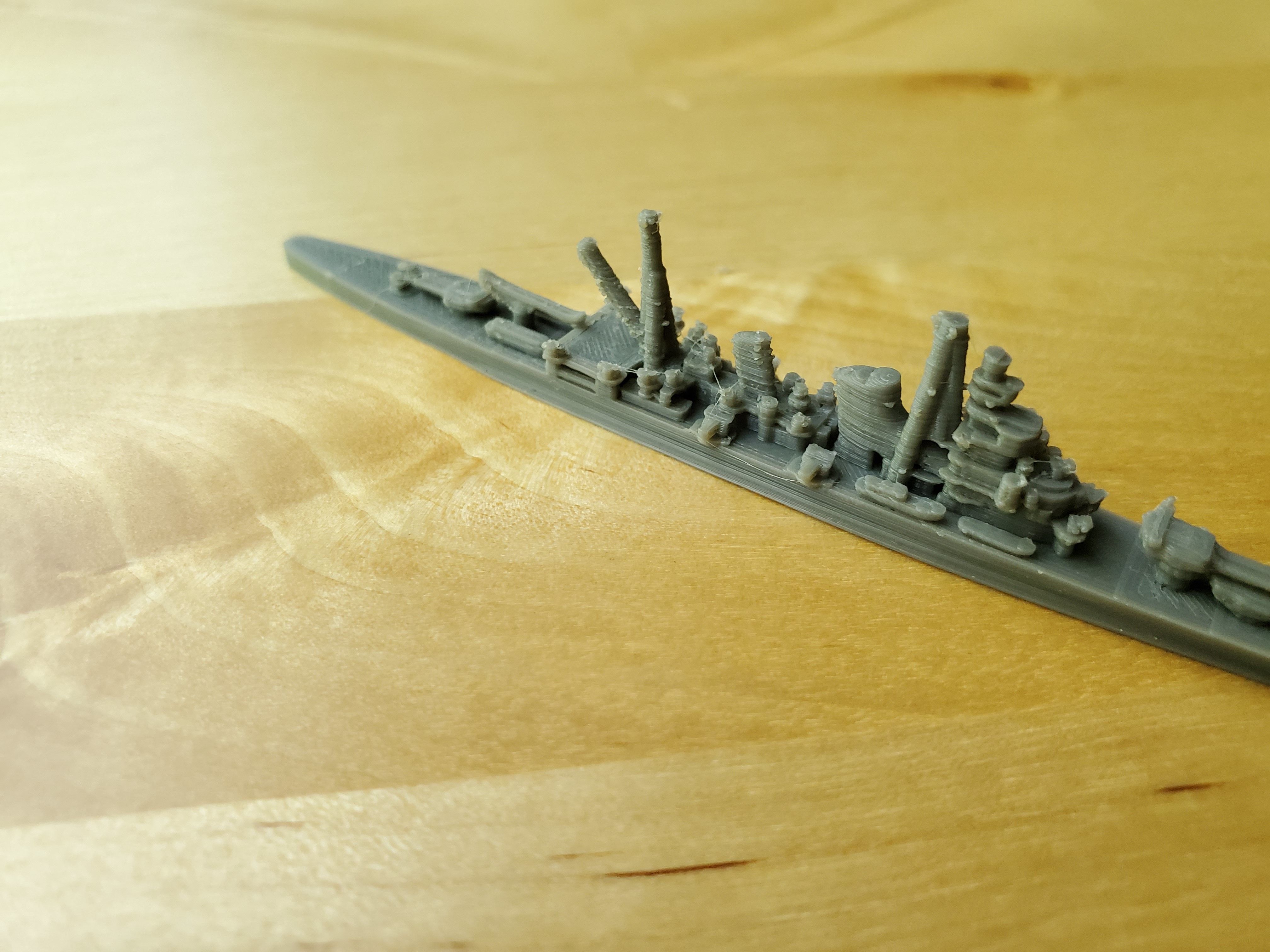 Japanese Aoba Class Cruiser Warship 3D model 3D printable | CGTrader