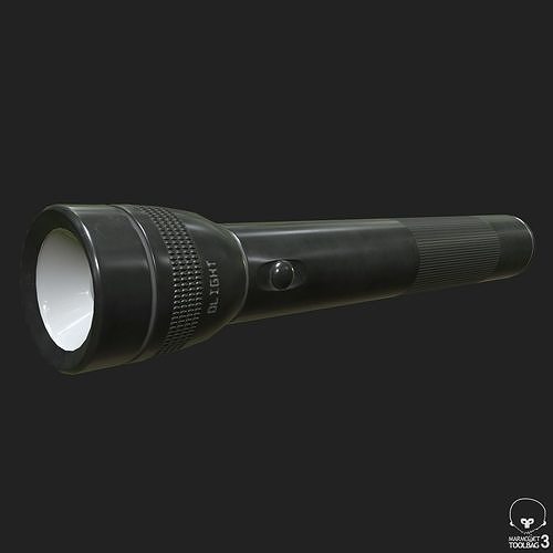 3D model Flashlight VR / AR / low-poly | CGTrader