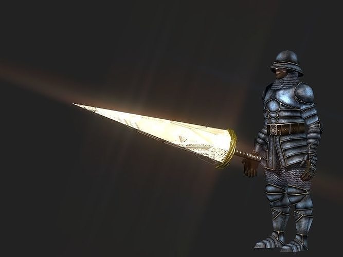 3D model Metal mechanical lance VR / AR / low-poly | CGTrader