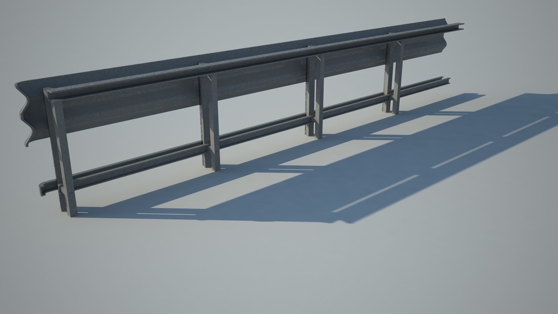 Guardrail 3D model | CGTrader