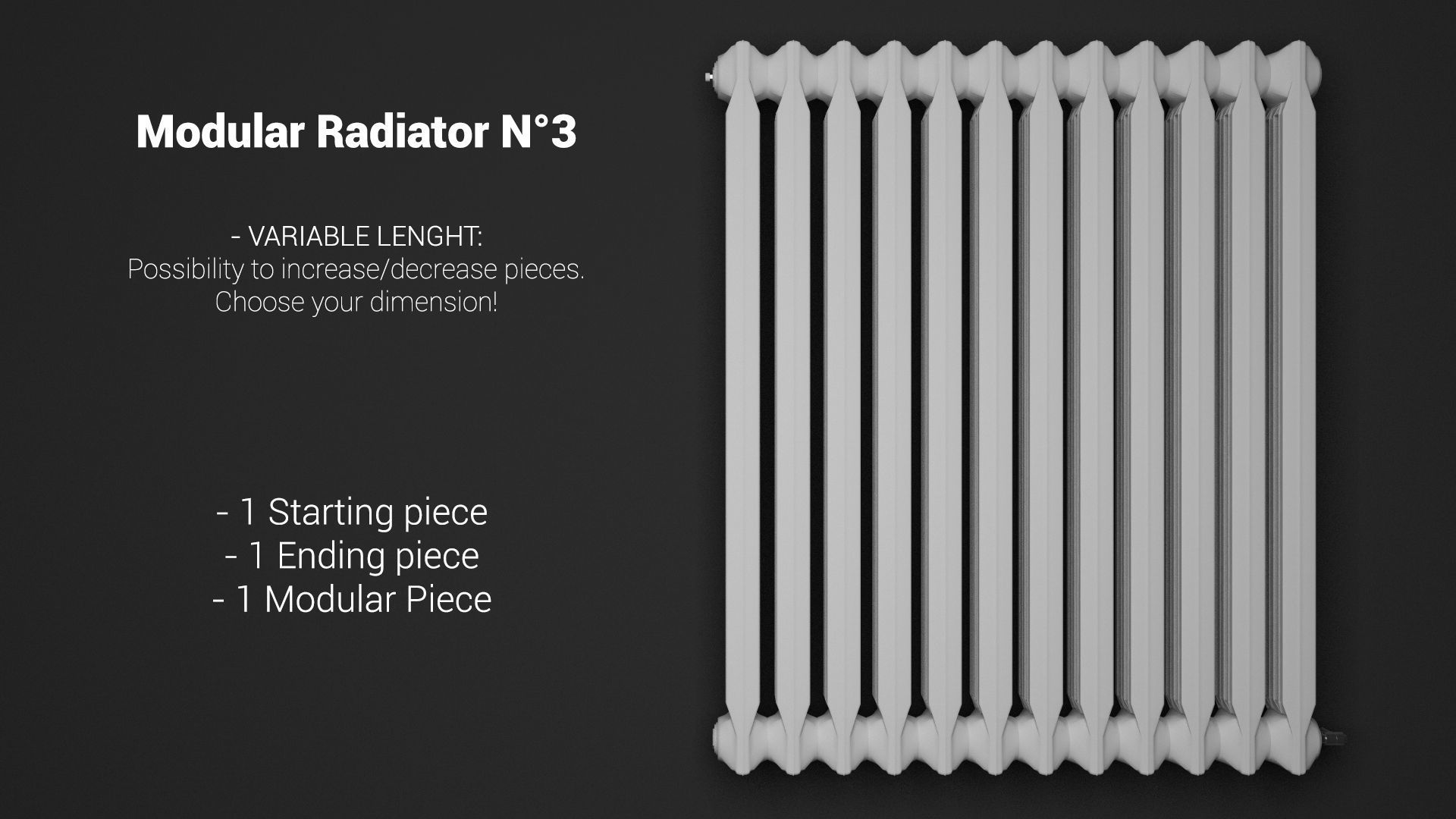 Modular Radiator Collection 3D model | CGTrader