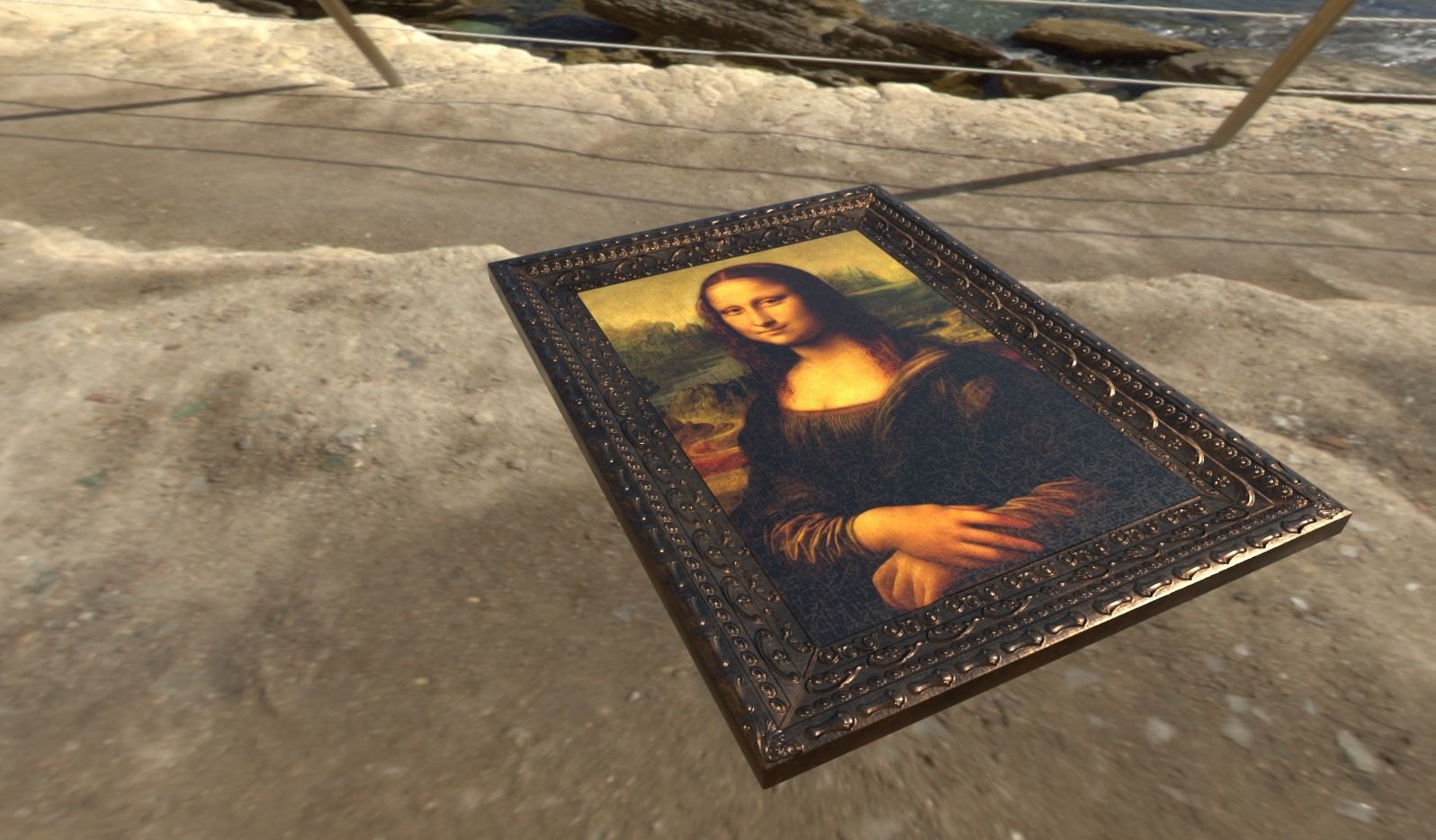 3D model Monalisa VR / AR / low-poly | CGTrader