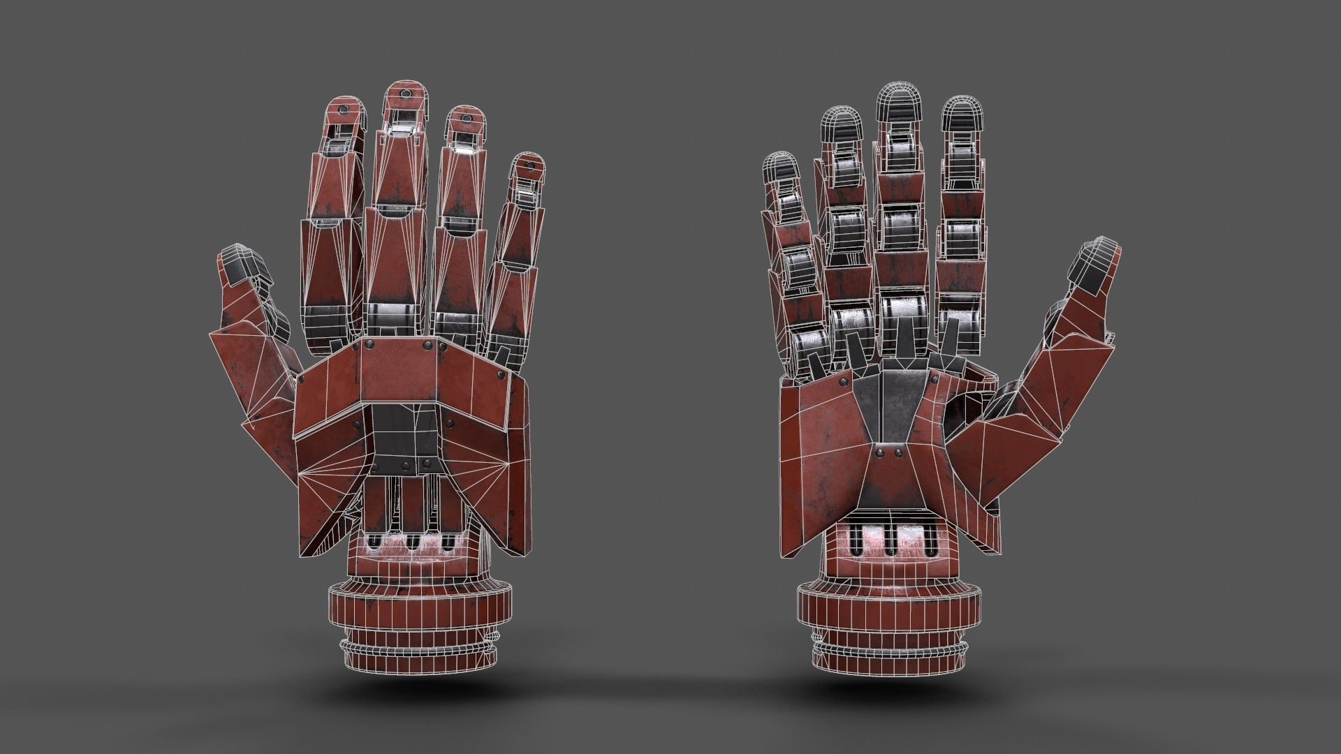 3D model VR Hands - Robot Hand VR / AR / low-poly | CGTrader