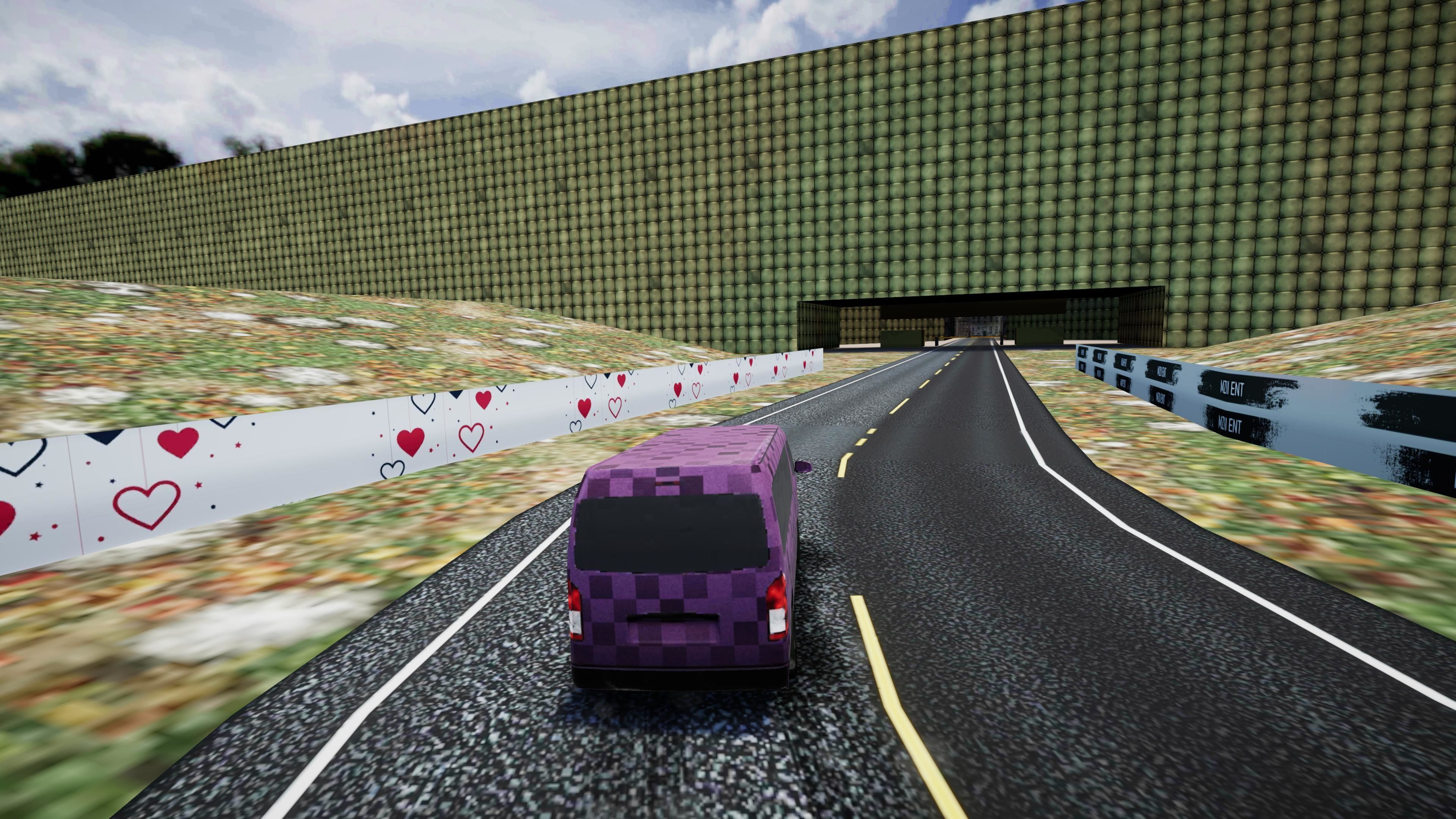 Low poly city racetrack environment free VR / AR / low-poly 3D model ...