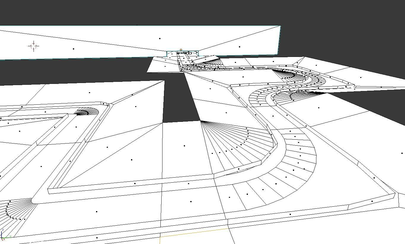 Low poly city racetrack environment free VR / AR / low-poly 3D model ...