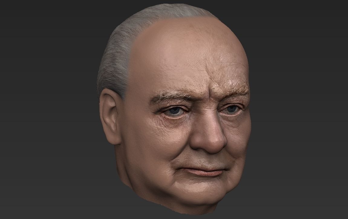 Winston Churchill 3D model | CGTrader