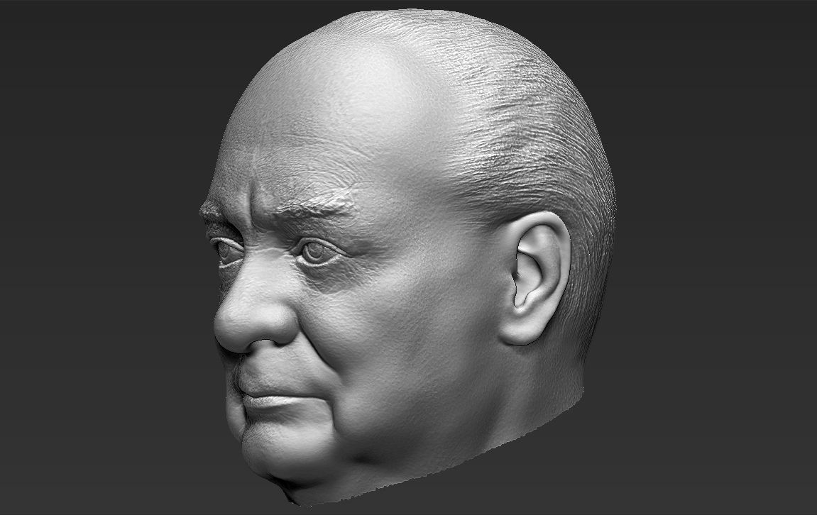 Winston Churchill 3D model | CGTrader