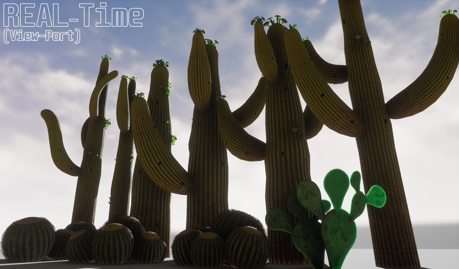 3D model cactus - Game Ready - VR AR VR / AR / low-poly | CGTrader