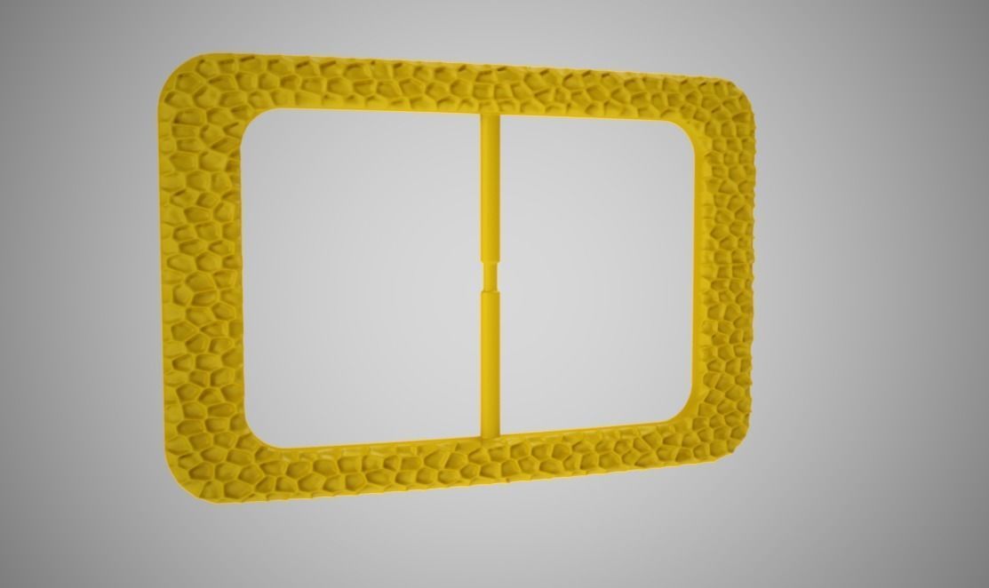 Embossed Buckle 3D model 3D printable | CGTrader